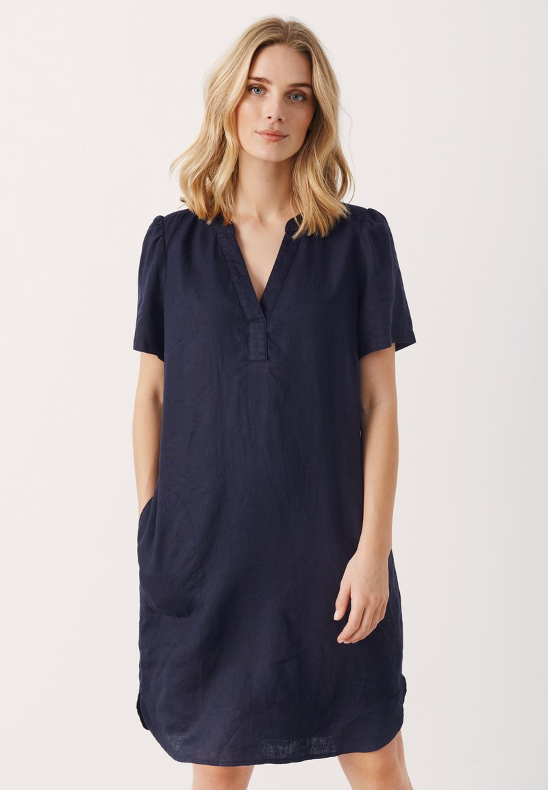 Part Two AMINASE - Jurk - dark navy/donkerblauw - Zalando.nl