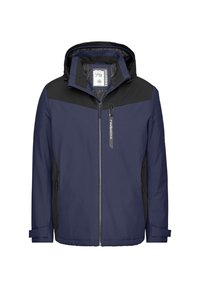 Redpoint REGULAR FIT MIT KAPUZE - Outdoor jacket - navy black/blue ...