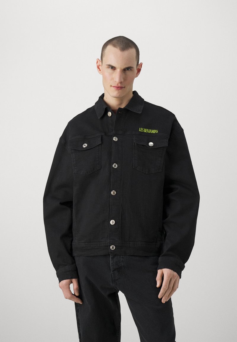 Les Benjamins UNISEX - Denim jacket - black - Zalando