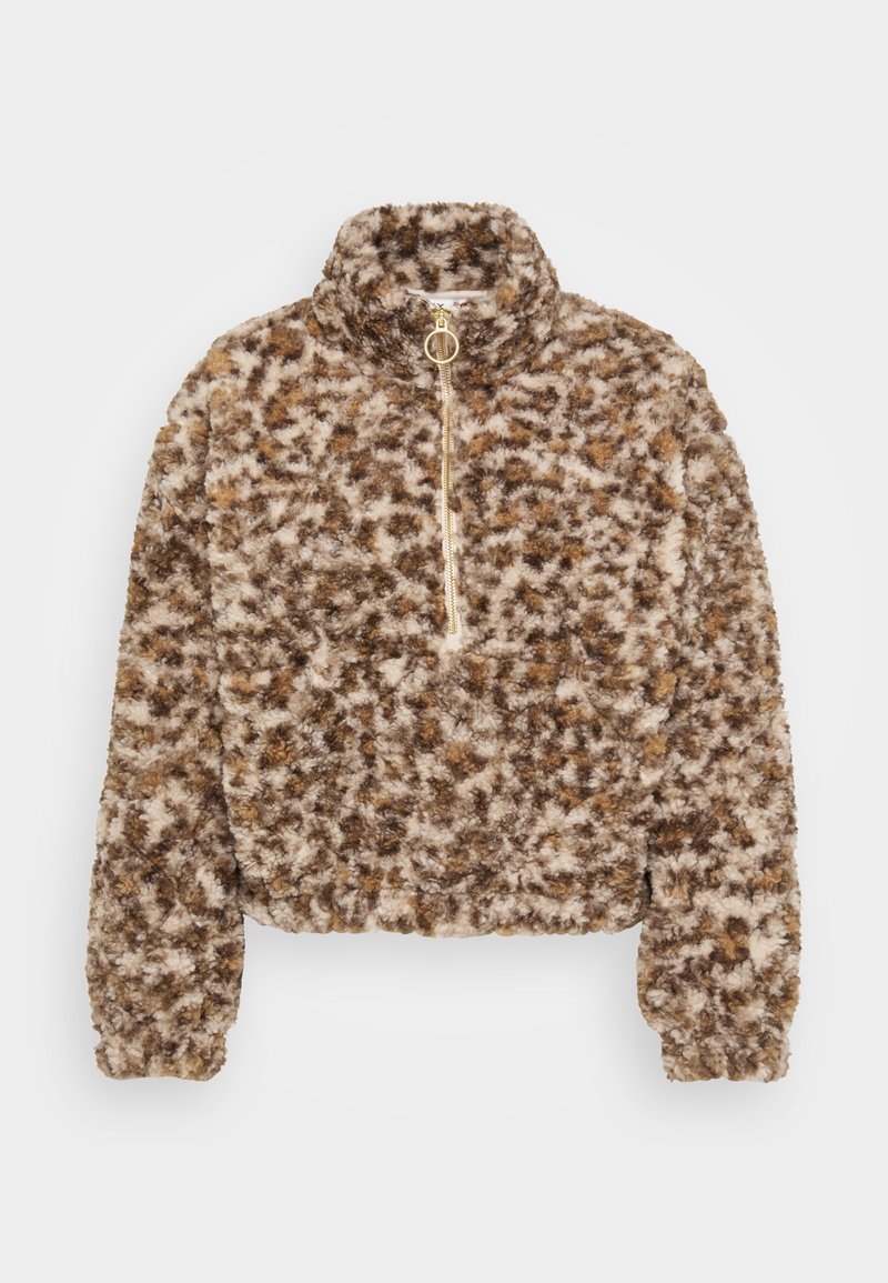 ONLY Petite ONLXENA - Fleece trui - humus/walnut/toasted coconut/beige ...