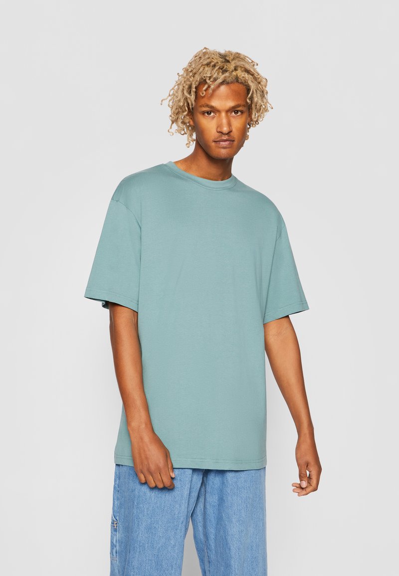 Urban Classics TALL TEE - T-Shirt basic - dusty blue/blue denim ...