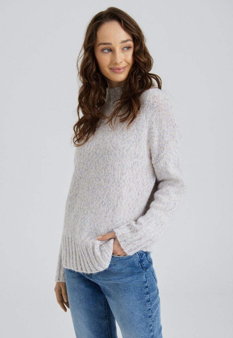 Greenpoint Svetr - grey melange/skvrnitě šedá - Zalando.cz