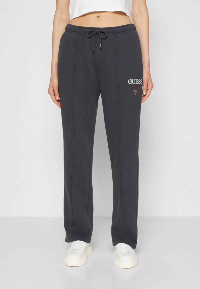 Guess Originals GO WASHED LOGO JOGGERS - Jogginghose - jet black ...