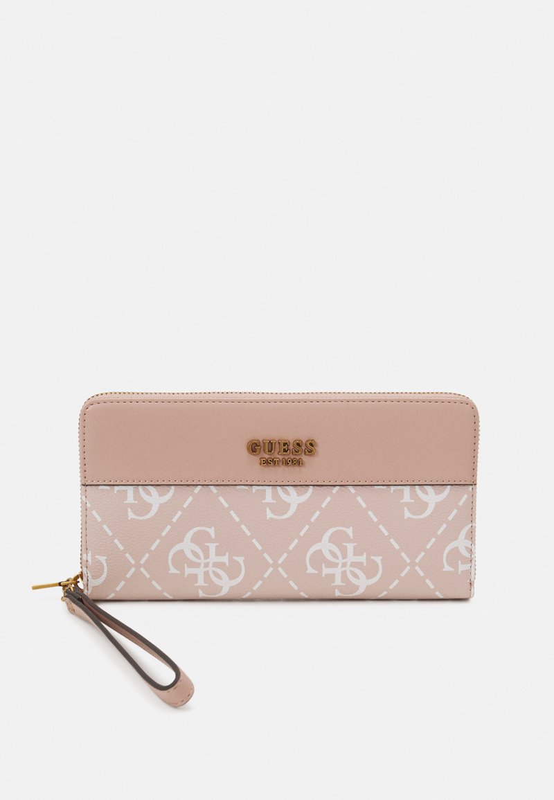 Guess BERTA CHEQUE ORGANIZER - Wallet - rose logo/pink - Zalando.co.uk