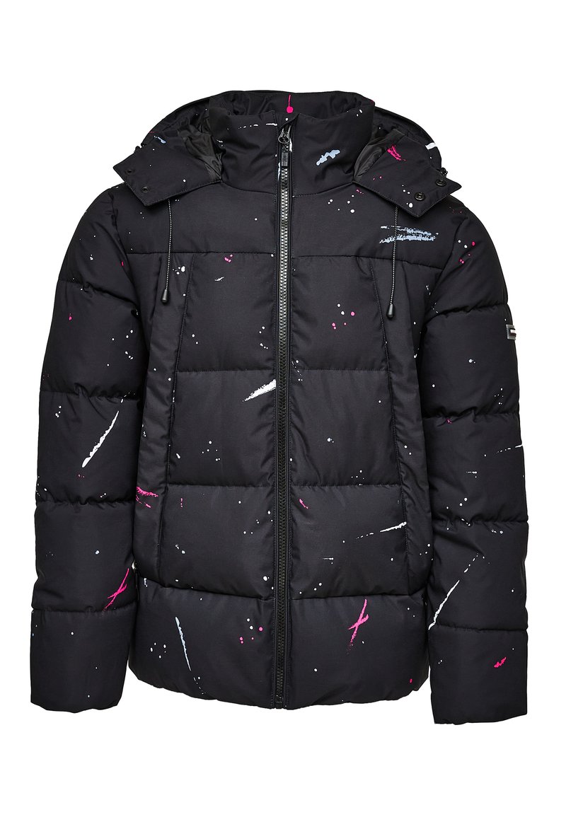 Kings Will Dream TARINO PUFFER JACKET - Vinterjakker - jet black/pink ...