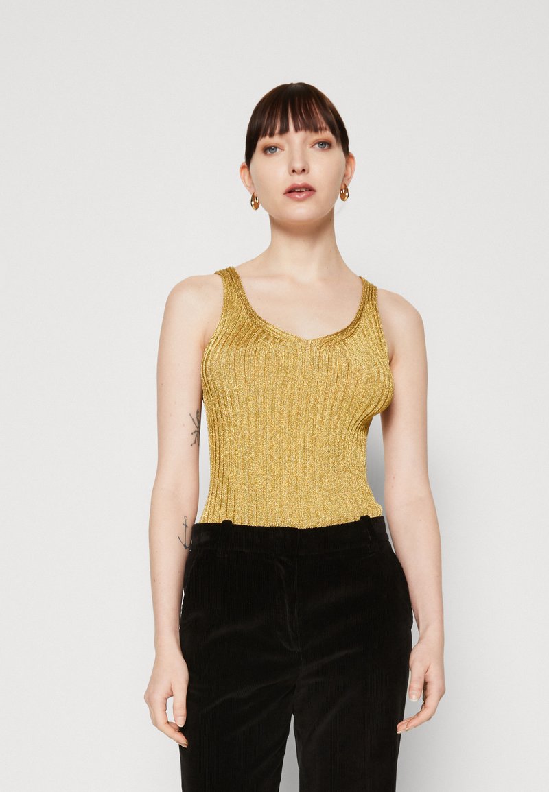 ARKET Top - gold-coloured/auriu - Zalando.ro