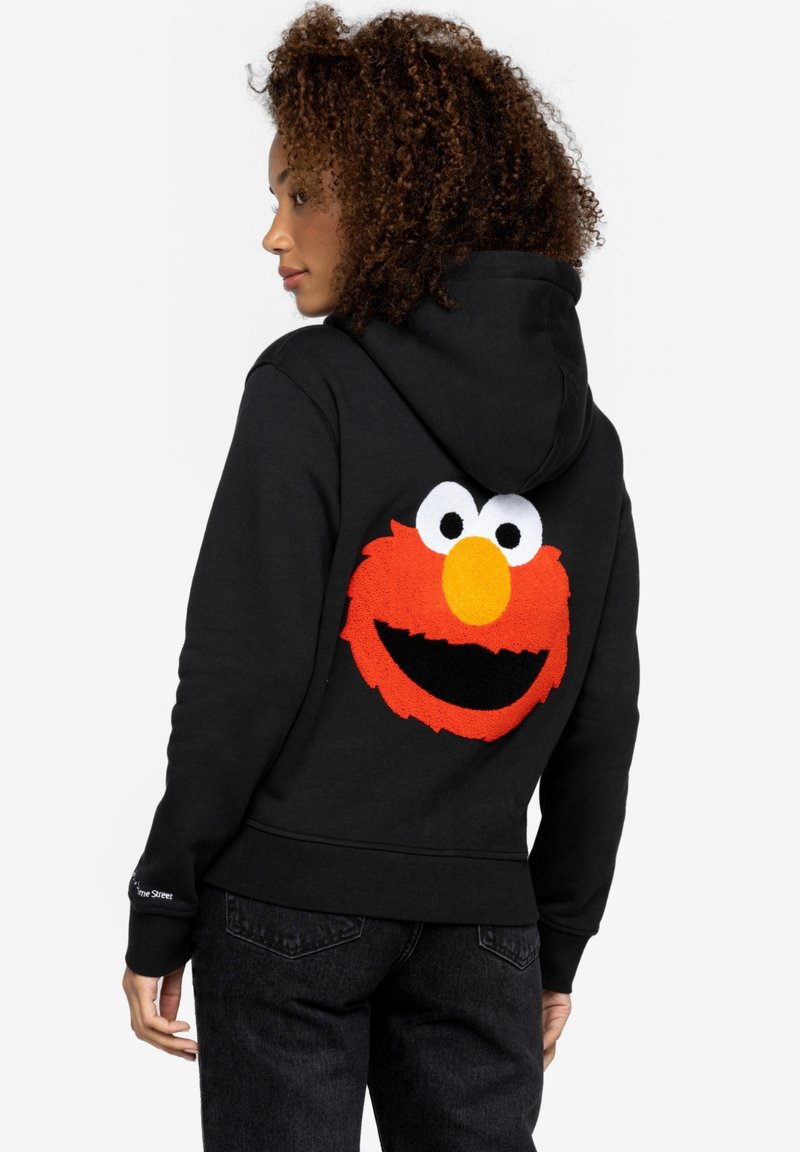 A-dam BIG-ELMO - Kapuzenpullover - black/schwarz - Zalando.de