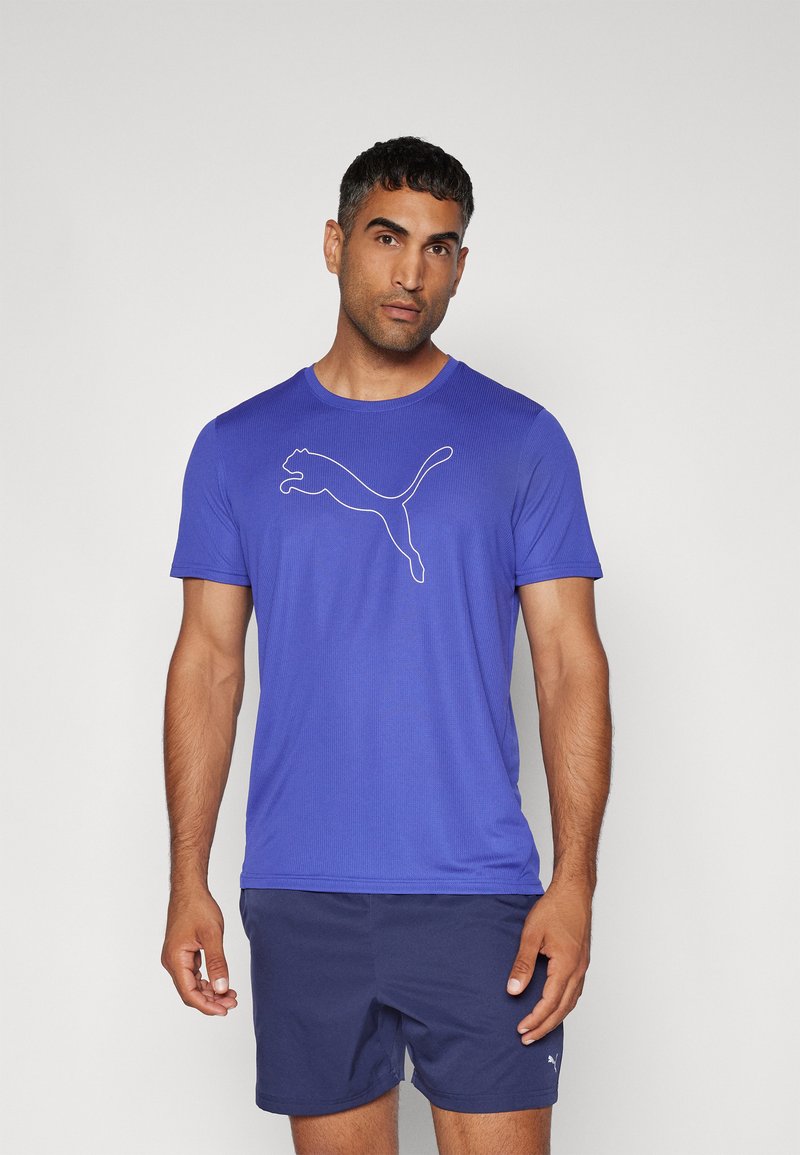 Puma PERFORMANCE CAT TEE - T-skjorte til trening - lapis lazuli/blå ...