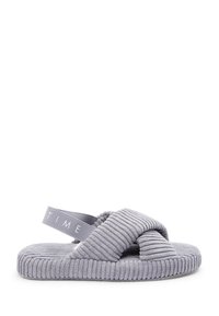 Next CORDUROY CROSSOVER SLIDER SLIPPERS - Chaussons - blue/bleu ...