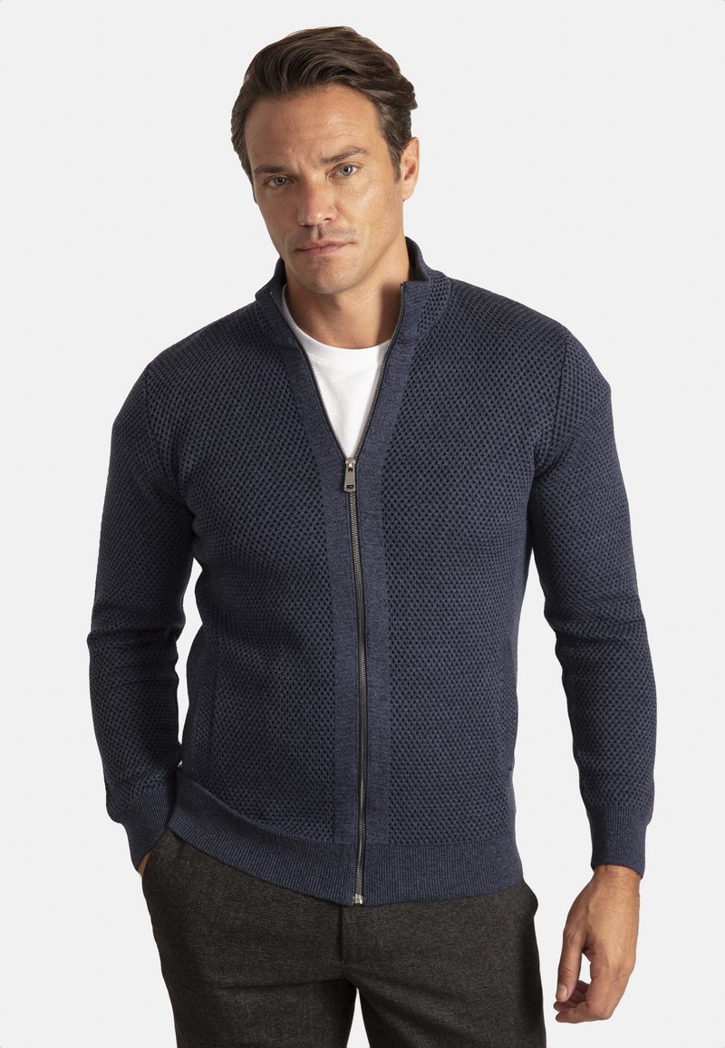 Jacey Quinn MODERN FIT MOLINE HEAVY TYPE - Kardigan - indigo navy ...