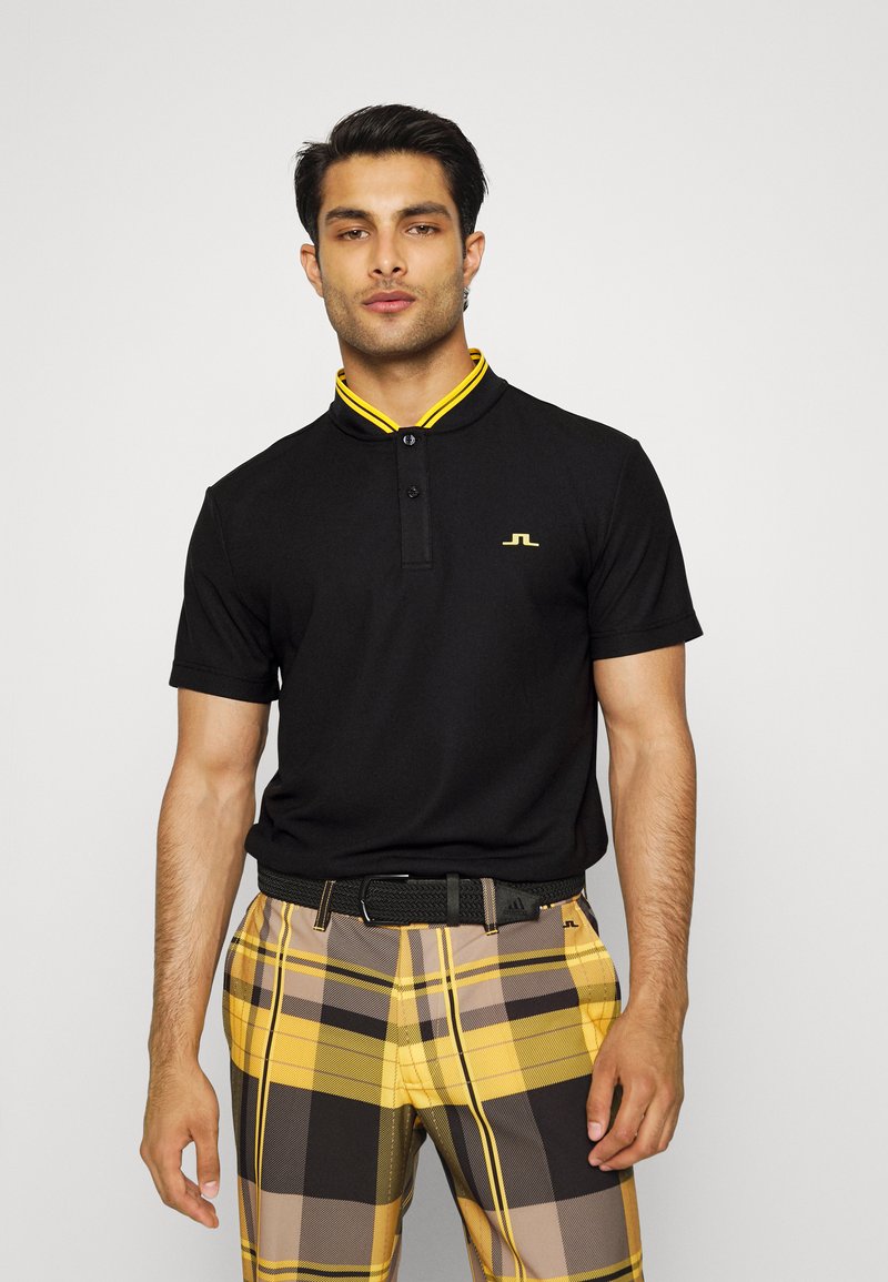 J Lindeberg Sports Finley Regular Fit Polo Shirt Black Zalando Ie