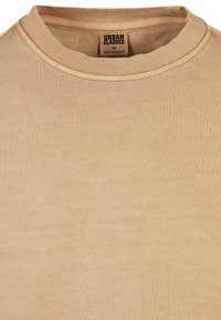 Urban Classics HEAVY TERRY GARMENT DYE CREW - Sweatshirt - unionbeige ...
