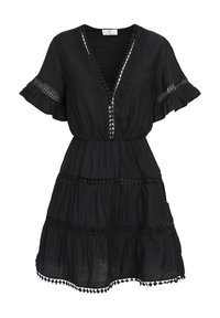 INFLUENCER FANCY TRIMS - Robe de jour - black/noir - ZALANDO.FR