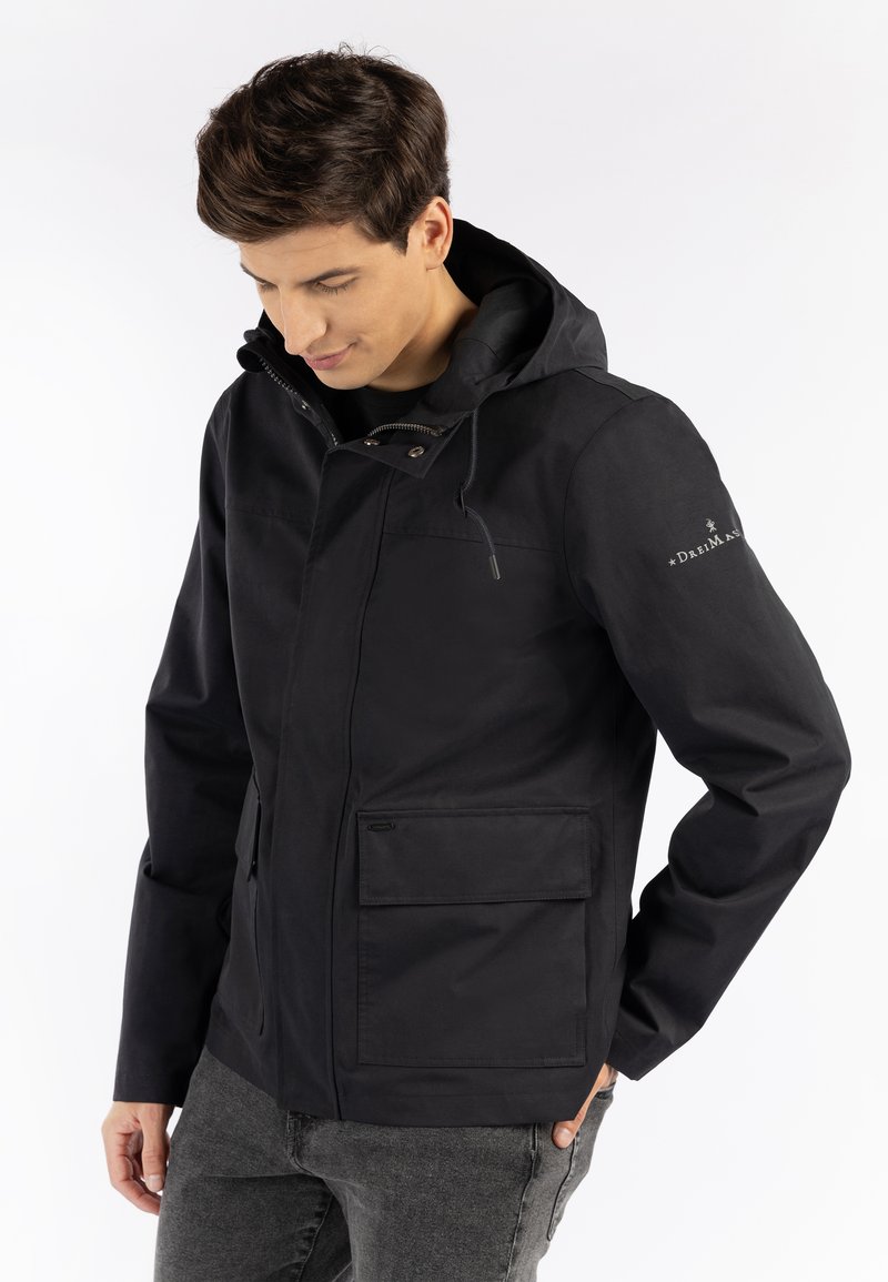 DreiMaster PRYAM - Waterproof jacket - schwarz/black - Zalando