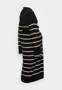 Lindex Maternity DRESS ESTELLE MOM - Strickkleid - black/schwarz ...