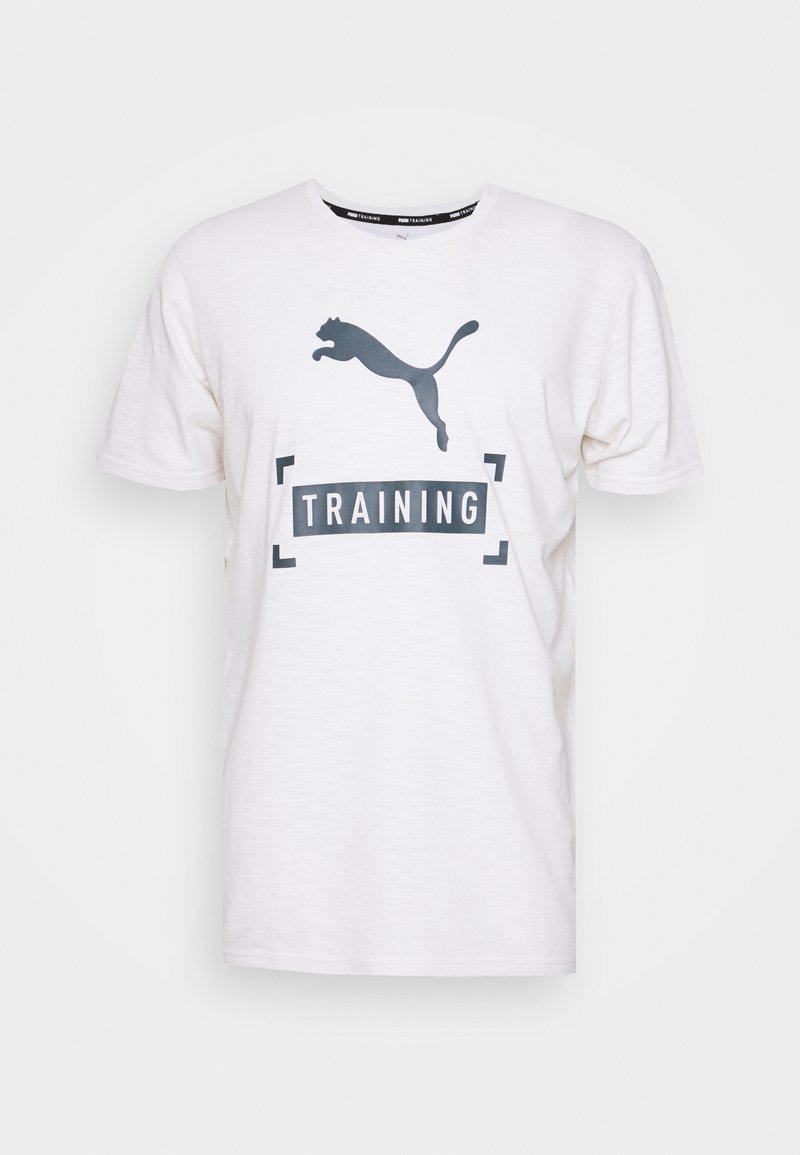 Puma PERFORMANCE TEE - Print T-shirt - pristine/white - Zalando.de