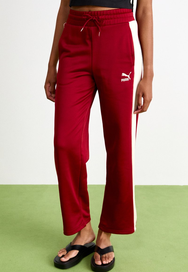 Puma ICONIC - Jogginghose - intense red/dunkelrot - Zalando.de