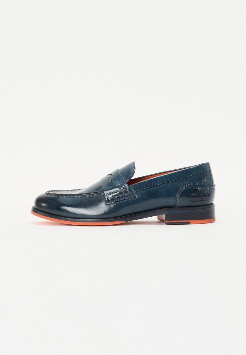 Melvin & Hamilton REGINE 4 - Mokkasiner - navy/orange/mørkeblå - Zalando.dk