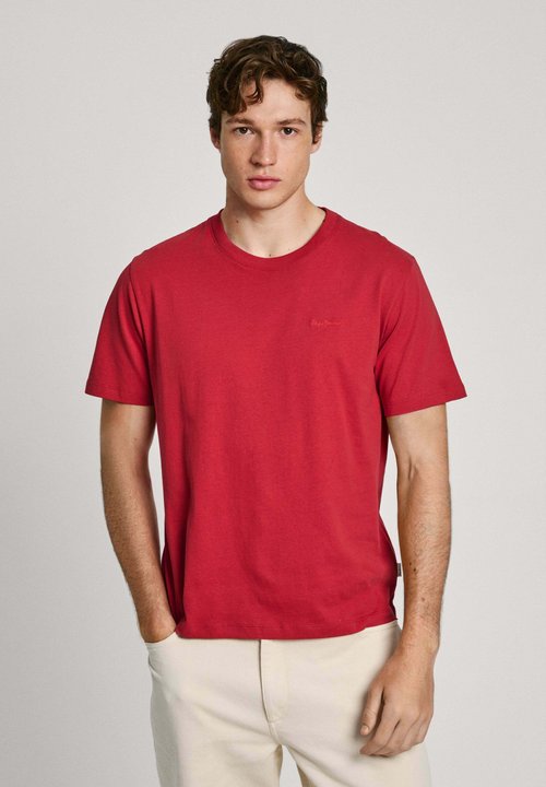 Rode Basic T-shirts voor heren • ZALANDO • Online shop