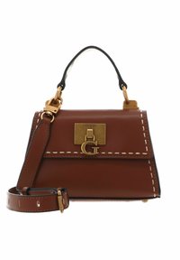 Guess STEPHI MINI FLAP - Handtasche - hellbraun/braun - Zalando.de