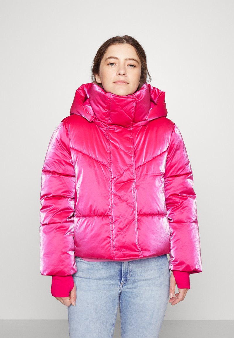 Pink Puffer Jacket Gap at Bruce Schmidt blog