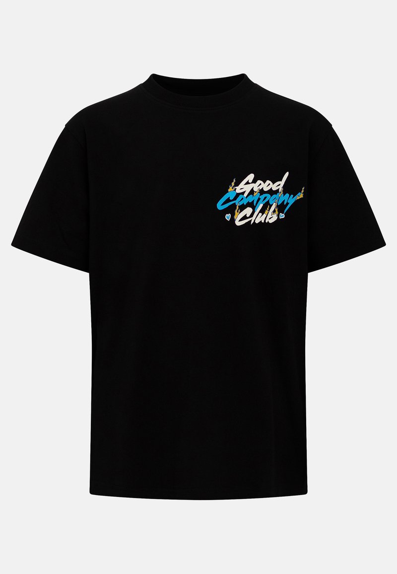 Redefined Rebel CARTER TEE REGULAR FIT - T-shirt print - black/zwart ...