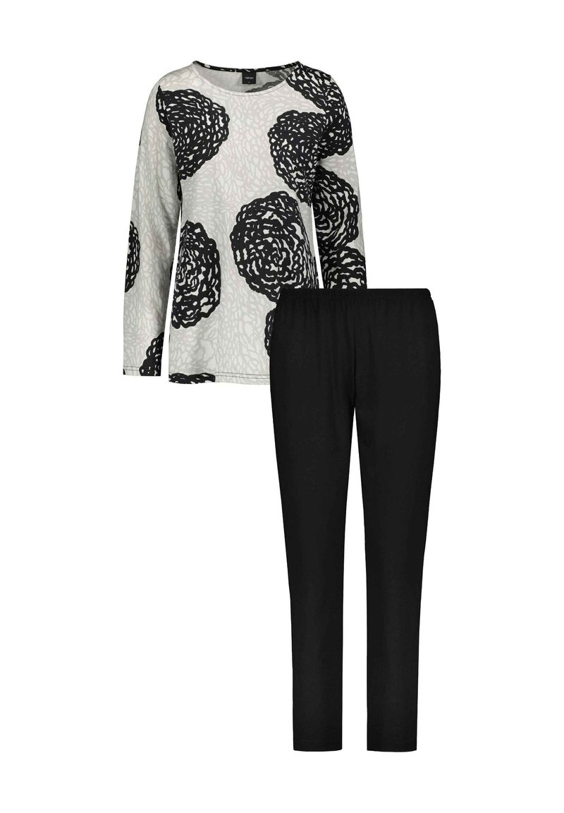 nanso LANG - Pyjama set - balck white print/black - Zalando.de