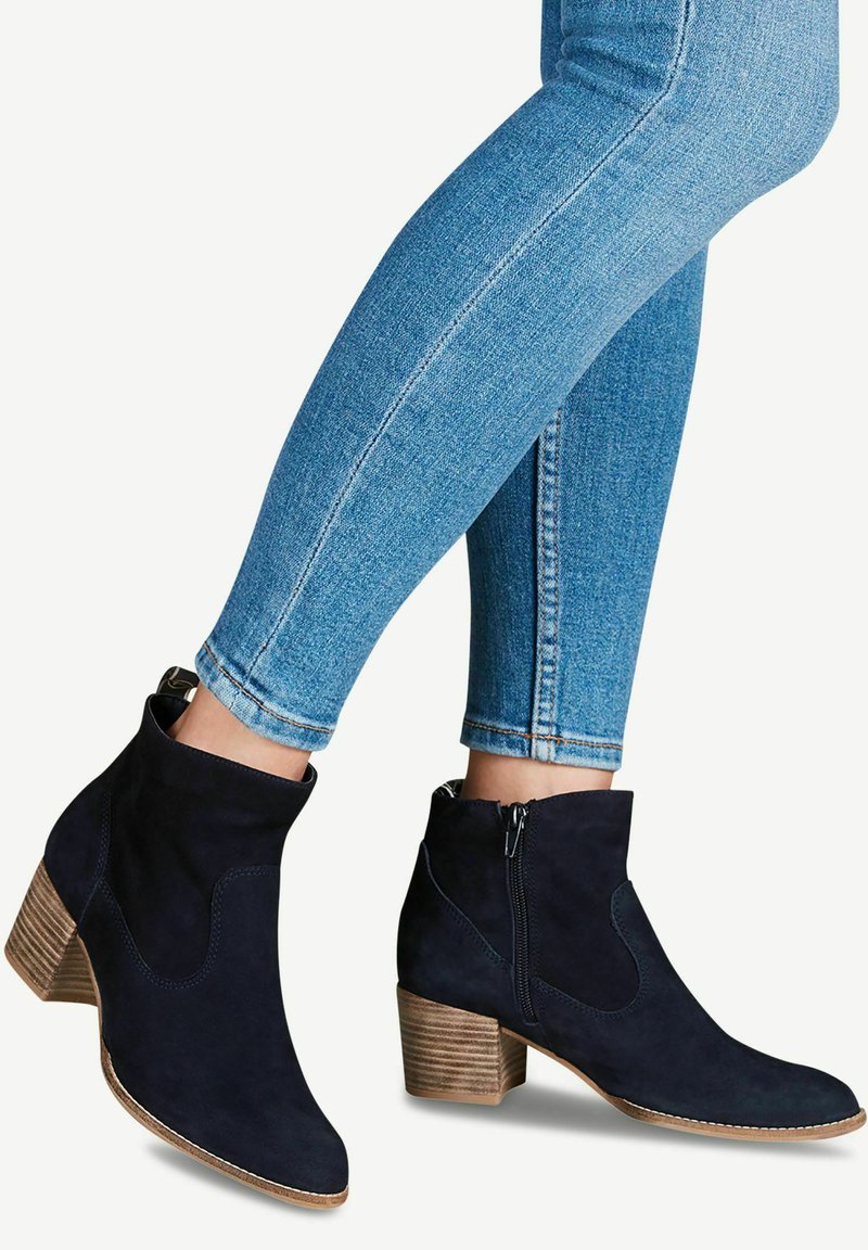 Tamaris Ankle boots - navy/blue - Zalando