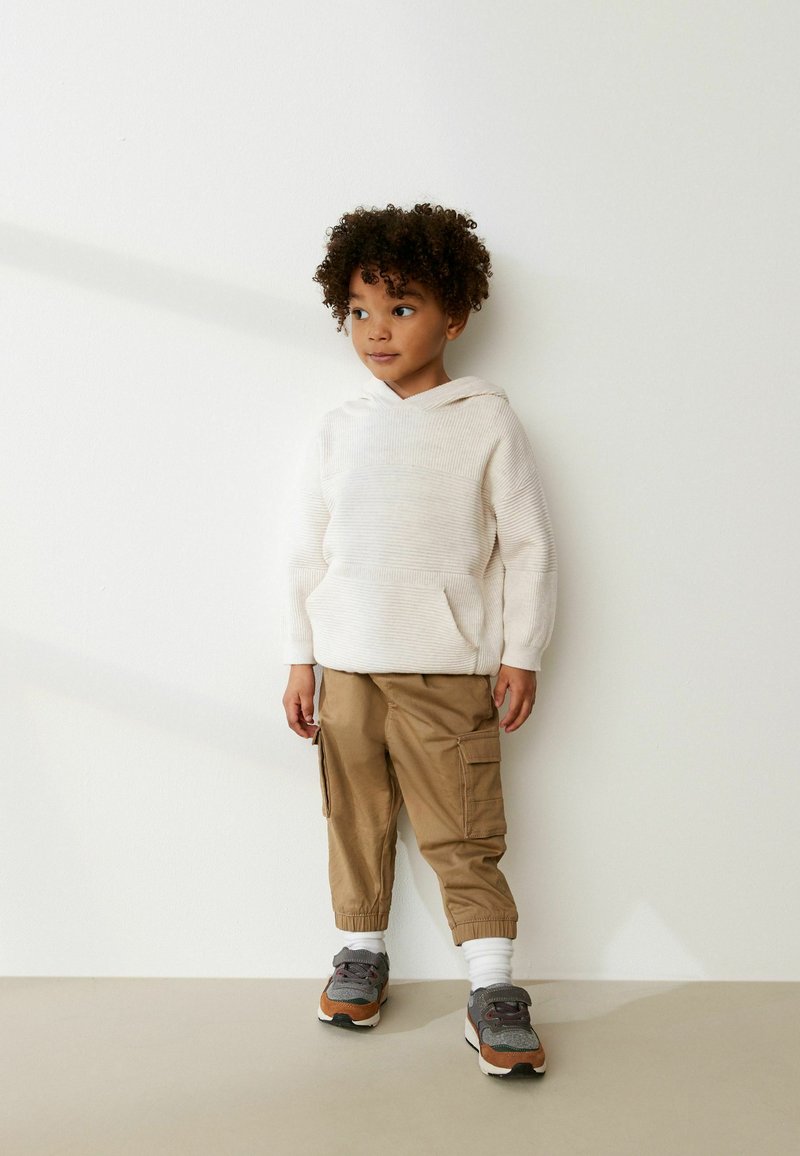 Next TEXTURED STANDARD - Striktrøje - ecru cream/beige - Zalando.dk