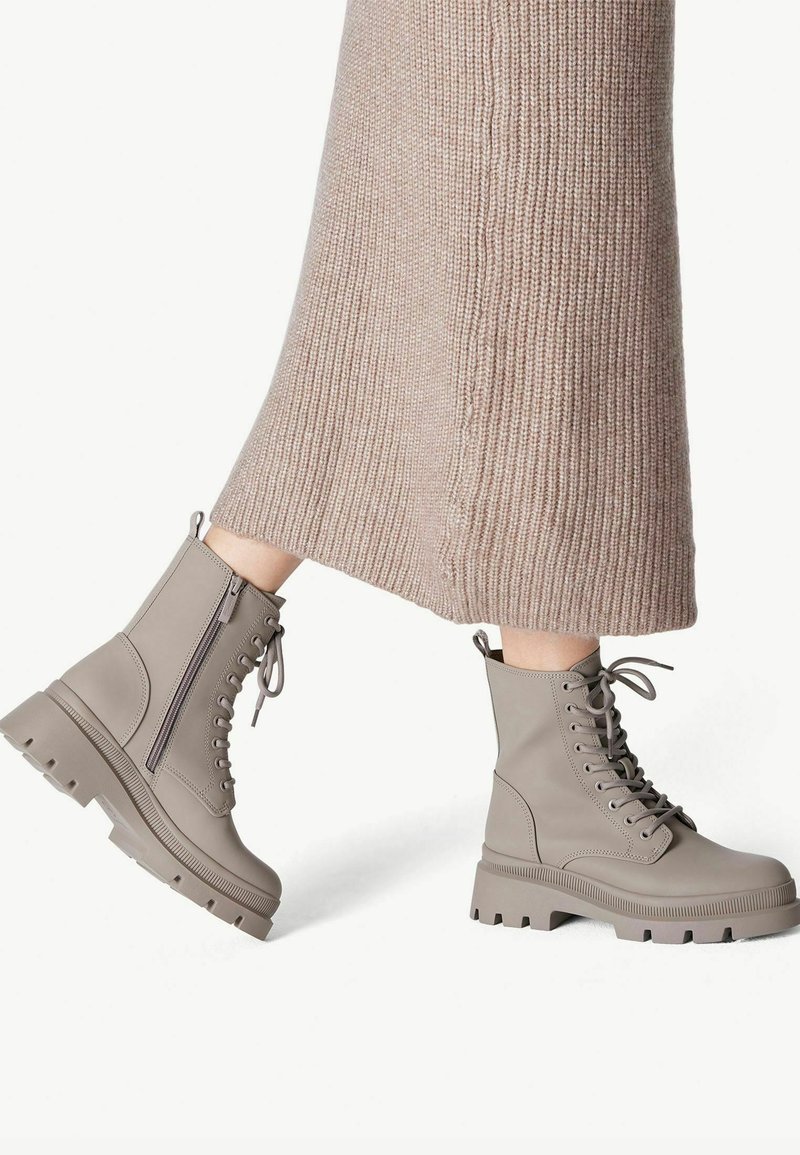 Tamaris Lace-up ankle boots - taupe - Zalando.ie