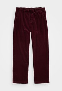 Polo Ralph Lauren CLASSIC FIT PLEATED CORDUROY PANT - Trousers - ruby/dark red - Zalando