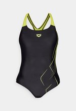 Arena DIVE SWIM PRO BACK - Swimsuit - black/soft green/black - Zalando