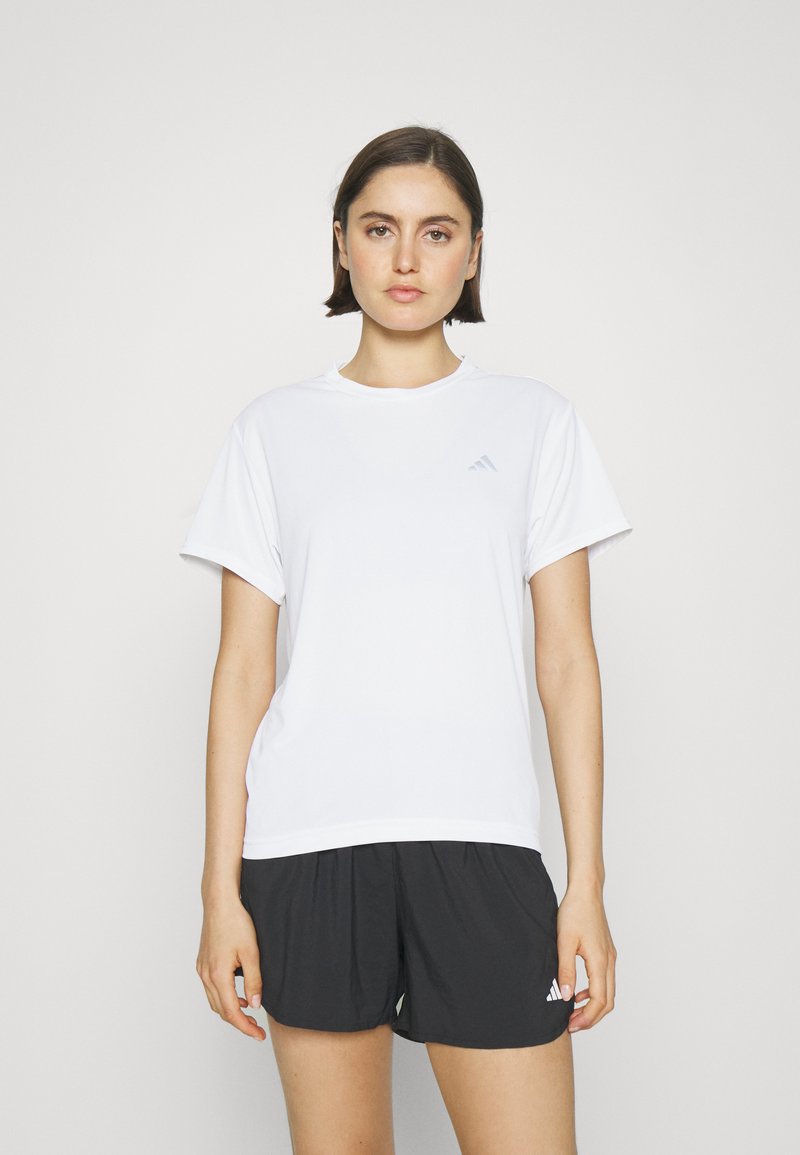adidas Performance RUN IT TEE - Sport T-shirt - white/wit - Zalando.be