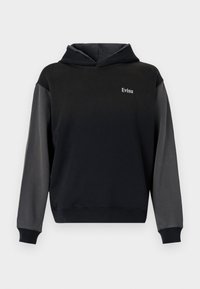 Evisu PRINT AND CONTRAST SLEEVE - Sudadera - black/negro - Zalando.es