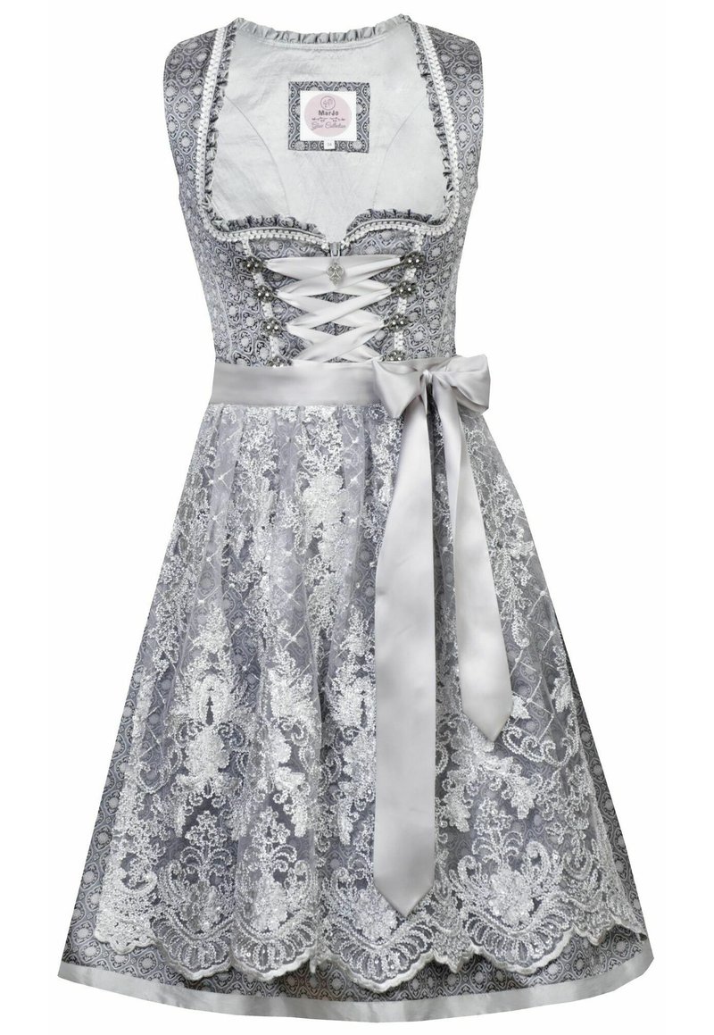 Marjo TRACHTEN GL 6 WANJA - Dirndl - silber/zilverkleurig - Zalando.nl