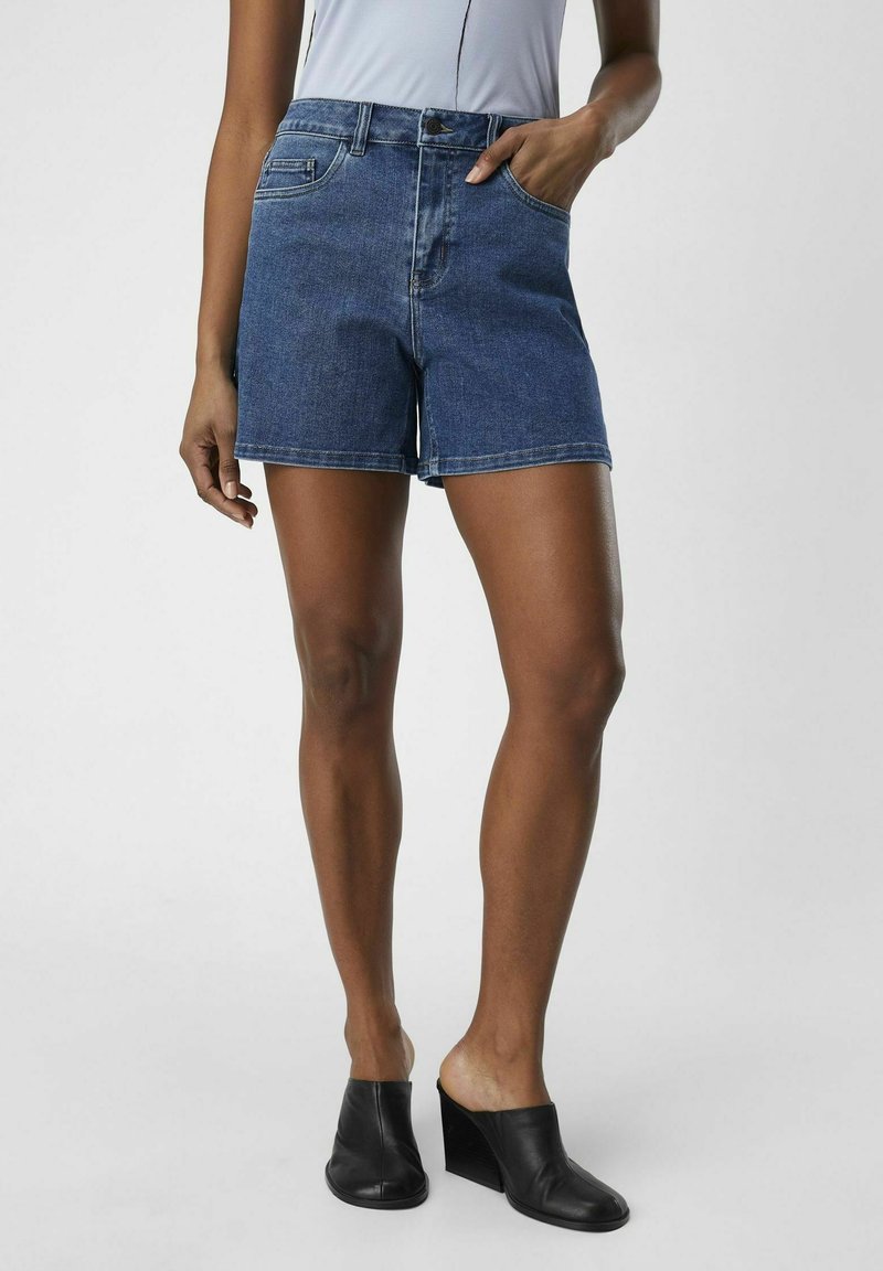 Object BEQUEME - Short en jean - medium blue denim/denim bleu - ZALANDO.BE
