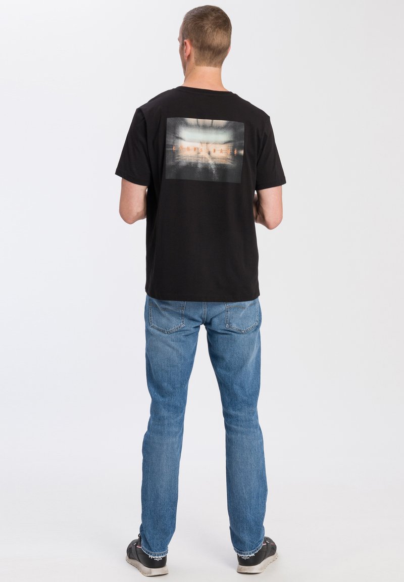 Cross Jeans T-Shirt print - black/schwarz - Zalando.de