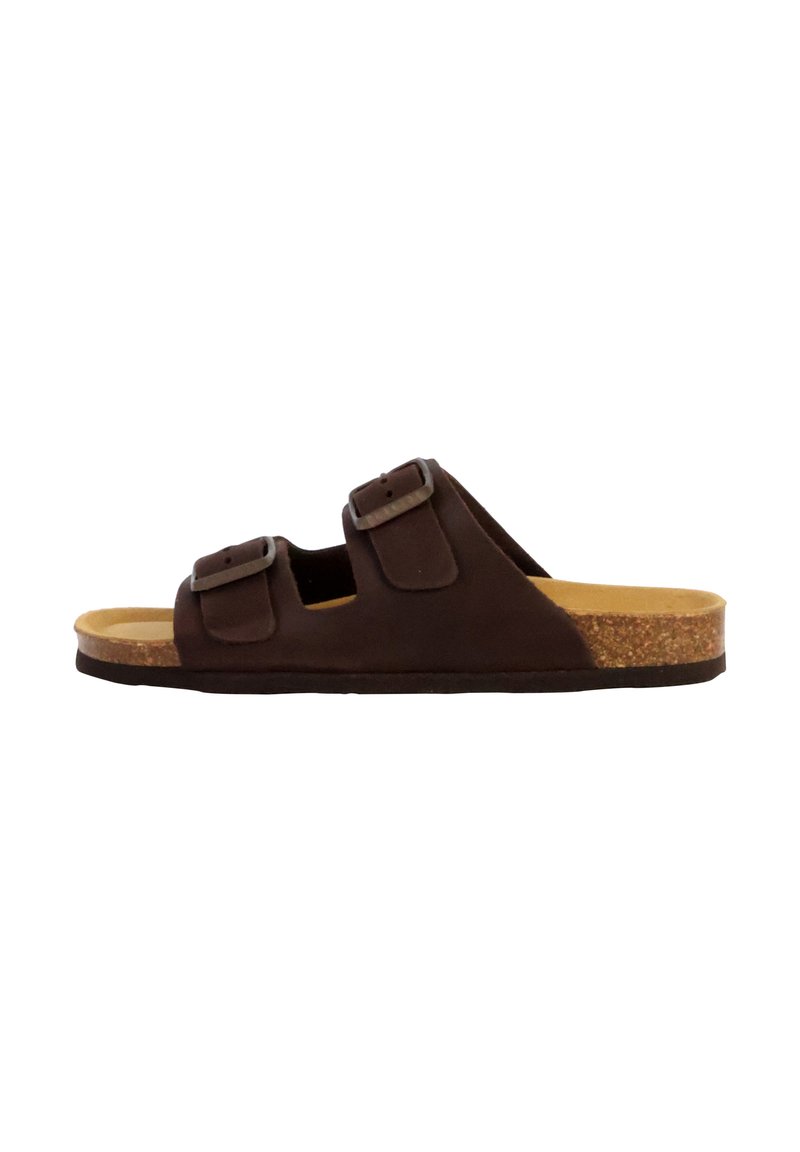 PLAKTON BETA - Sandalias planas - marron/marrón oscuro - Zalando.es