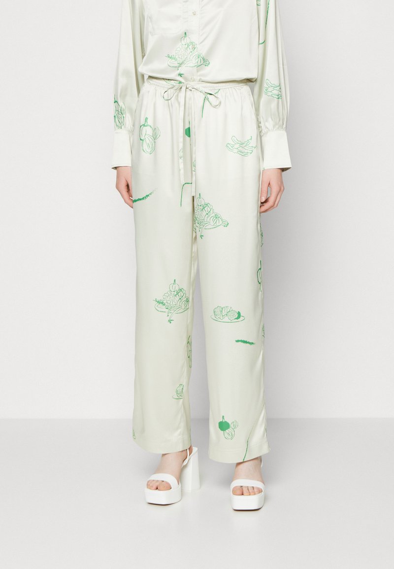 HOSBJERG KILLA GASTRO PANTS - Broek - beige - Zalando.nl