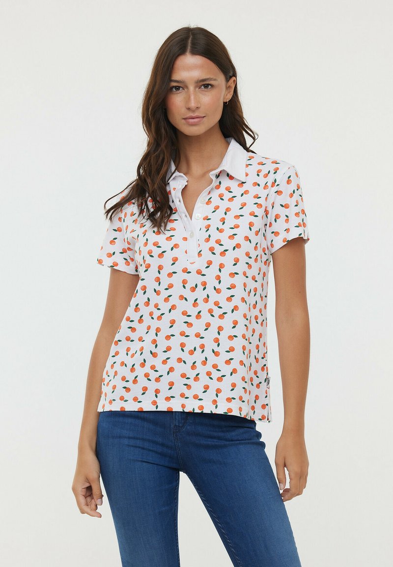 Lee Cooper BRUME MC - Polo - optic white/blanc - ZALANDO.FR