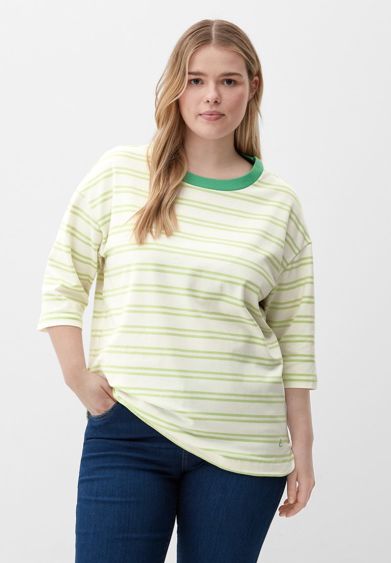 Triangle MIT CREW NECK - T-shirt print - ecru/crème - Zalando.be