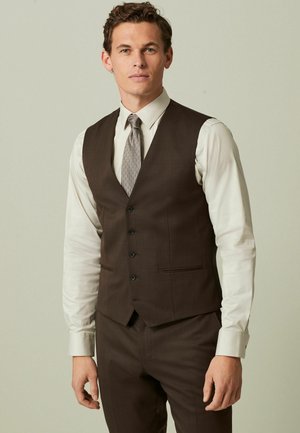 Next NOVA FIDES ITALIAN FABRIC TEXTURED - Weste - black/schwarz - Zalando.de