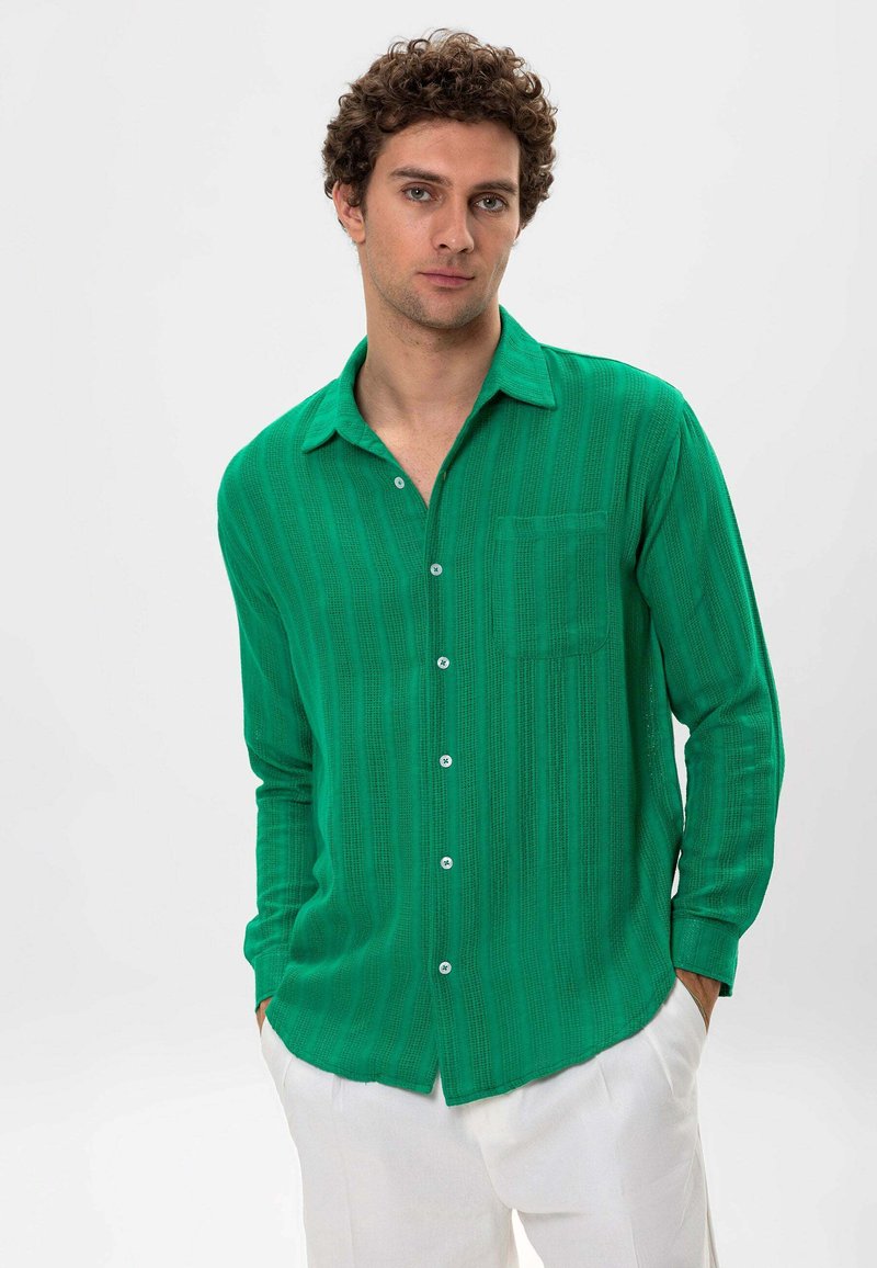 Antioch CASUAL - Hemd - duck green/dunkelgrün - Zalando.de