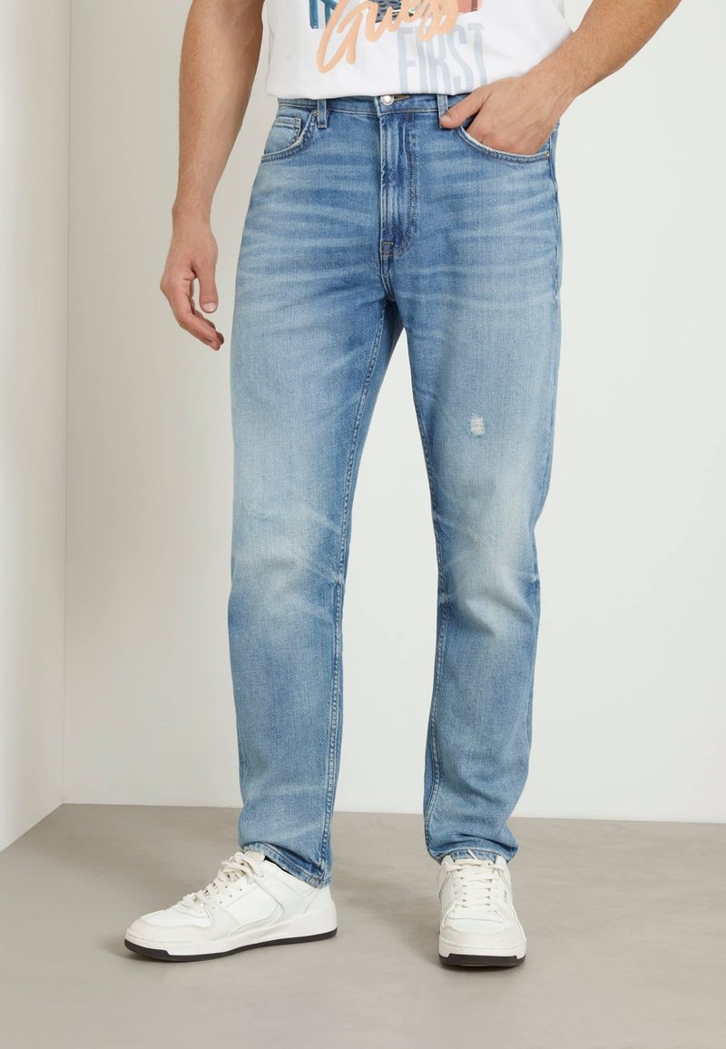 Guess JAMES - Jeans a sigaretta - blau/blu - Zalando.it