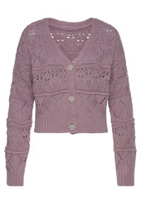 LASCANA Strickjacke - mauve/flieder - Zalando.ch