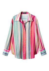 Mango PIRU - Button-down blouse - pink - Zalando