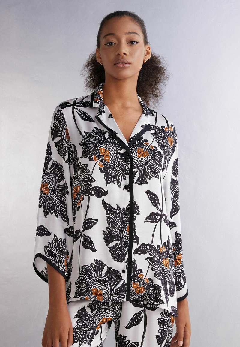 Intimissimi INTIMISSIMI - Pyjama top - schwarz st folk delicious/black ...