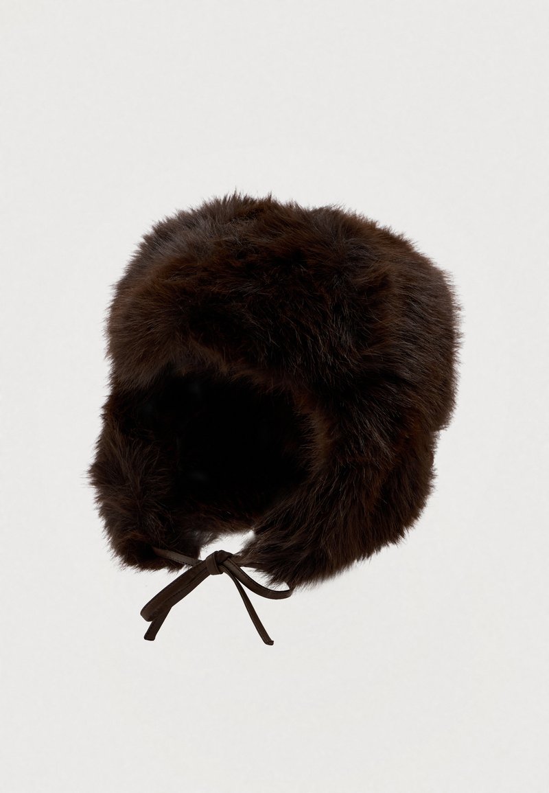 Holzweiler TRAPPER HAT UNISEX - Cache-oreilles - dark brown/marron ...