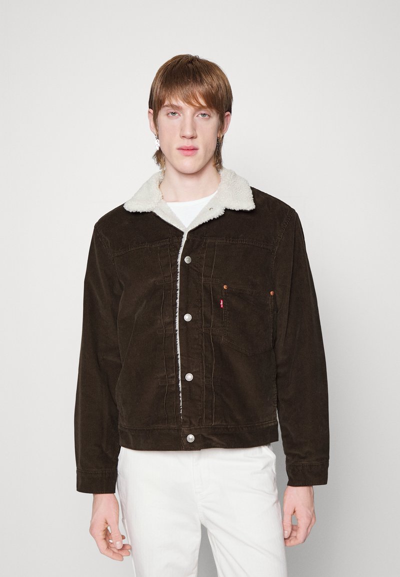 Levi's® TYPE 1 TRUCKER UNISEX - Winter jacket - brown - Zalando.co.uk