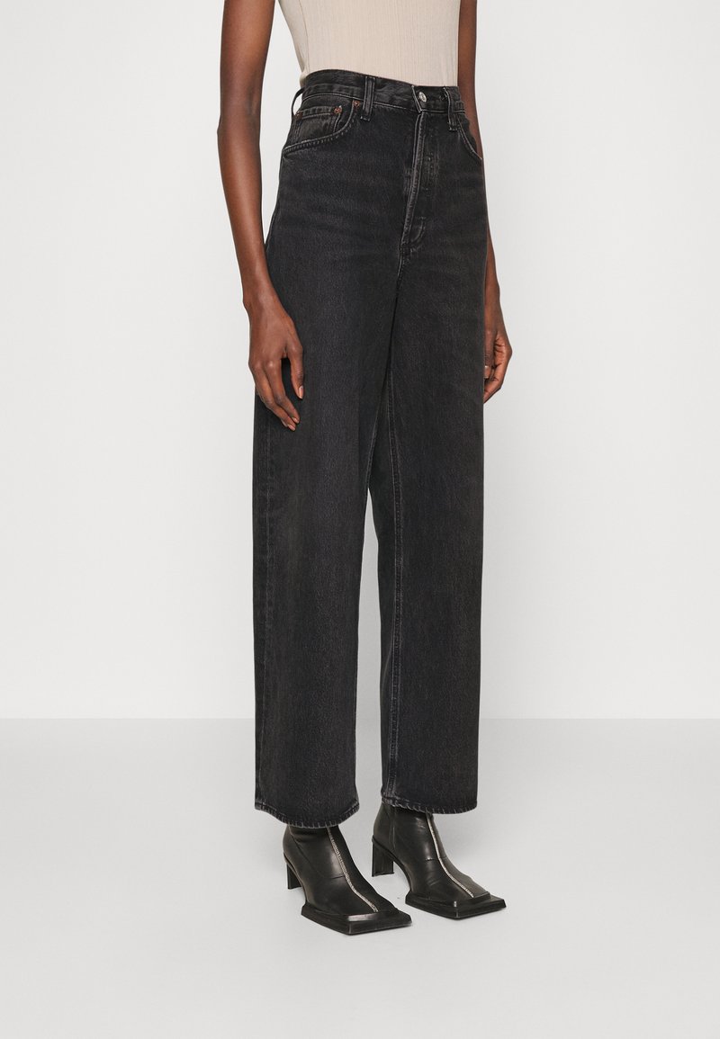Agolde LOW RISE BAGGY - Jeans Relaxed Fit - paradox/mid washed black ...